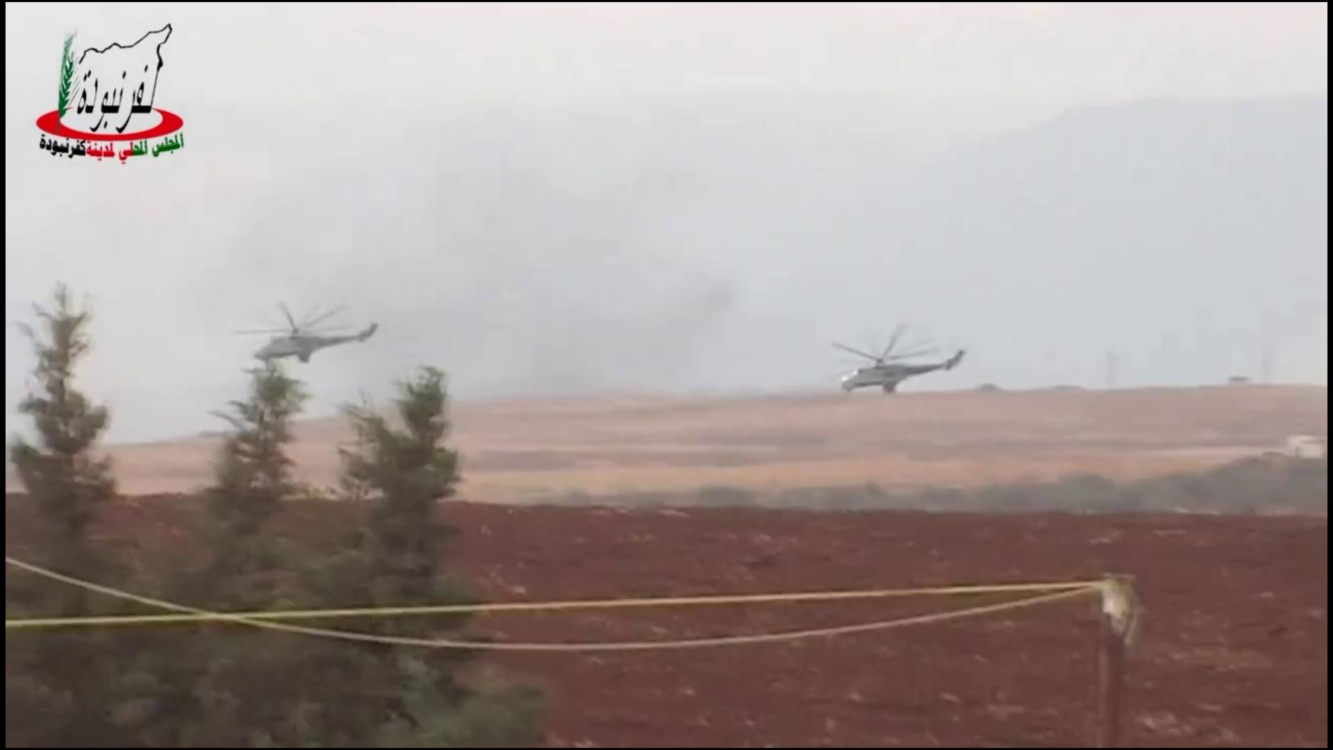 Работа российских МИ-24П по боевикам в Сирии (2015 г.)