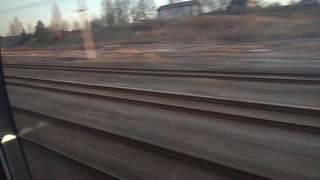 Скоростной поезд Сапсан 230км_ч  (Москва-Питер) ноябрь 2019