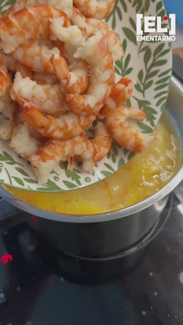 Сырный суп с креветками🧀🦐