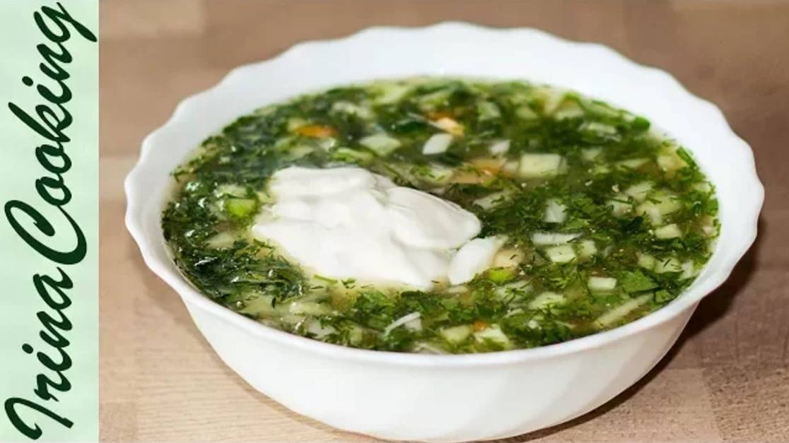 Настоящая русская окрошка с мясом на квасе