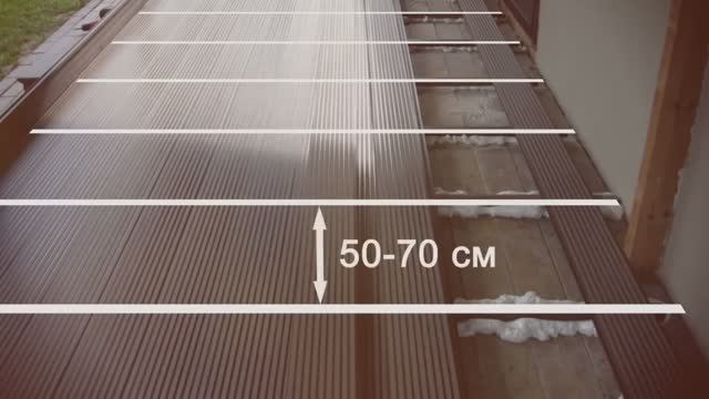 Террасная доска «Holzhof»  Бесшовная на основе ПВХ