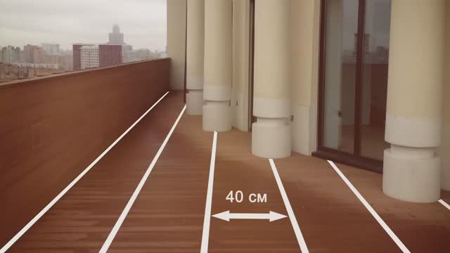 Террасная доска «Holzhof» шовная с тиснением