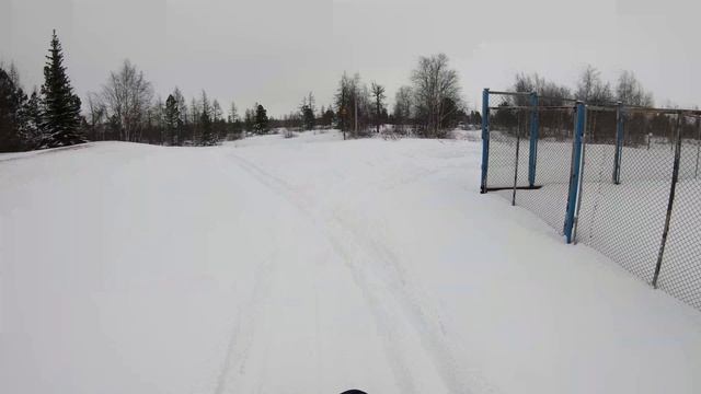 на снегоходе в Новом Уренгое