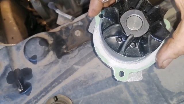 Lada Granta _8кл_ Двигатель Греется, Печка Дует Холодом.(ЗАМЕНА ПОМПЫ)....