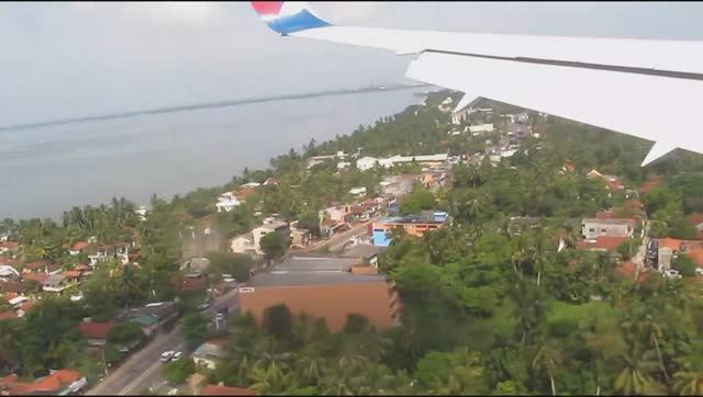 Взлет и посадка Москва-Шри-Ланка.Коломбо (Азур-Эйр 767-300) Декабрь 2019