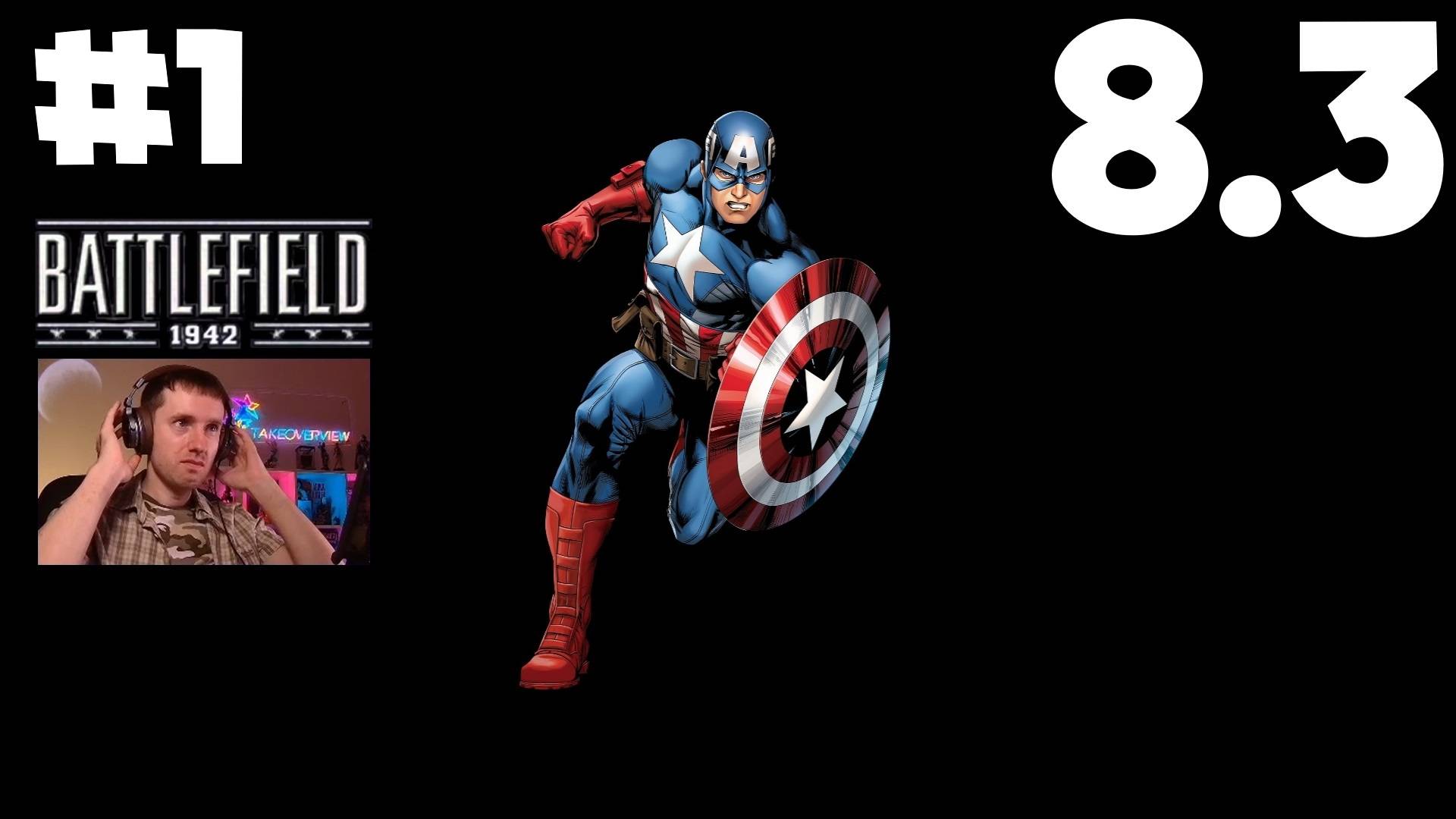 Часть 1. Капитан Америка в Battlefield 1942! Теперь мы в Танке…