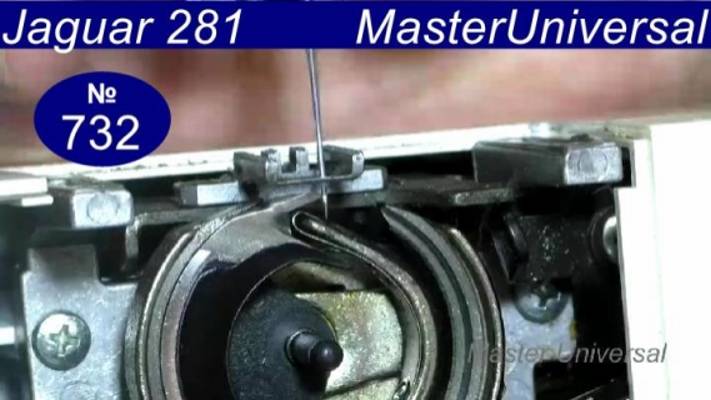 Швейная машину Б У на запчасти, не шьёт зигзаге как поднять зубья регулировка. Jaguar 281 Видео №732