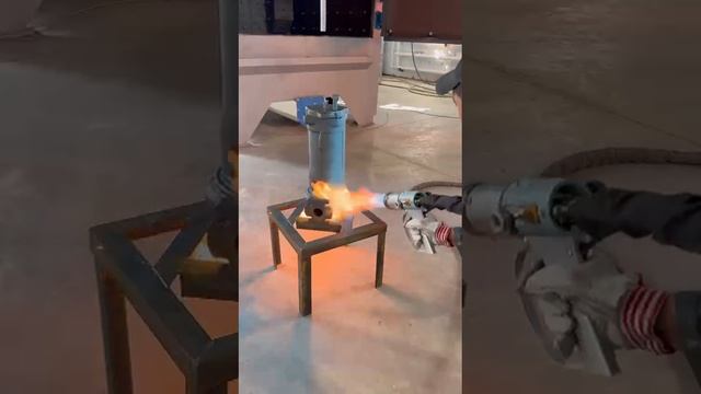 Газопламенная покраска чугуна термопластичными красками