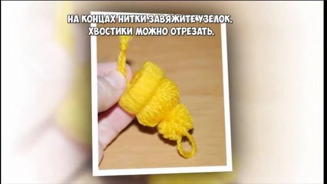 Новогодний декор и поделки из пряжи