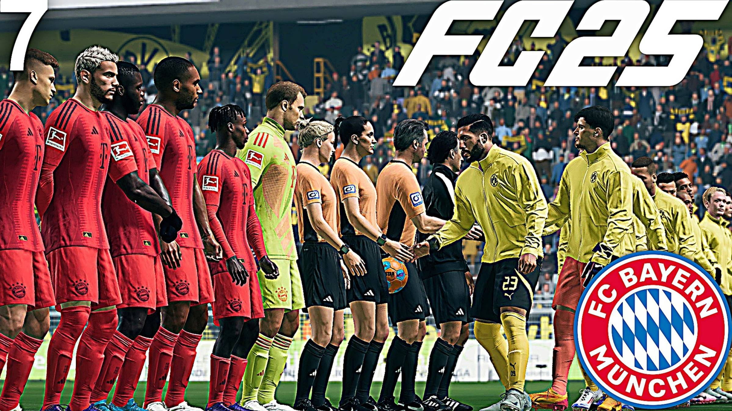 FC 25 КАРЬЕРА ЗА БАВАРИЮ #7 - МАТЧ С БОРУССИЕЙ ДОРТМУНД и ХЕТ-ТРИК КЕЙНА!