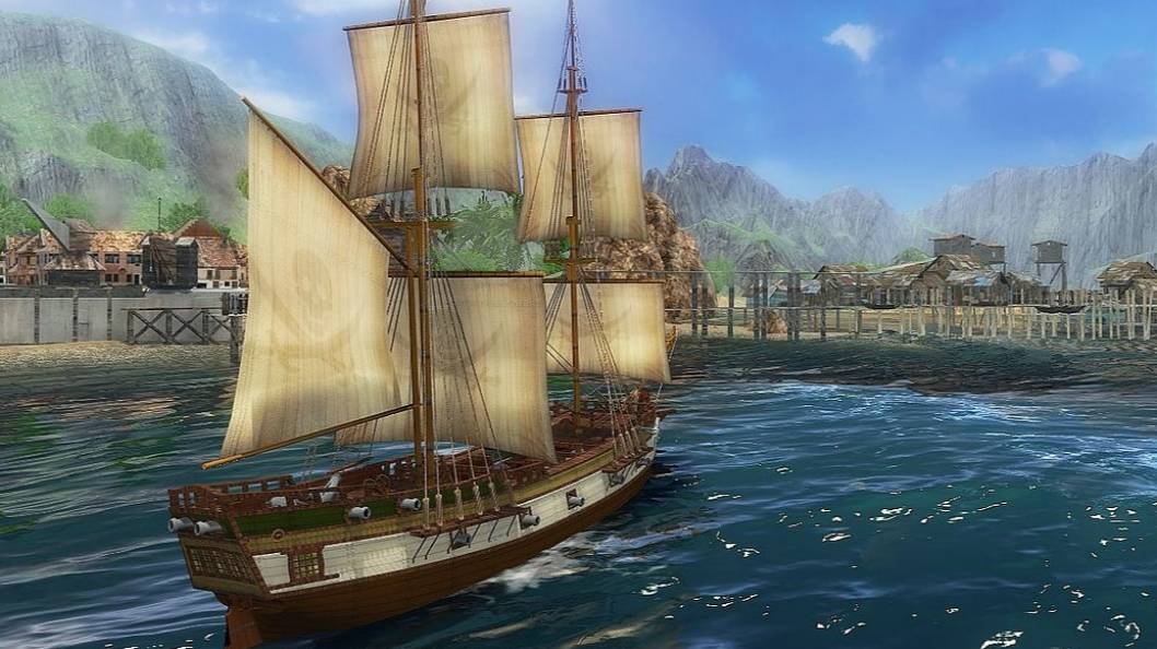 №1 Первый взгляд на world of sea battle! ^‿^ Мне нравится!! Выживание WOSB в эпоху парусников!