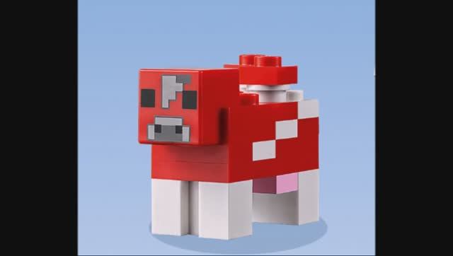 Lego. Лего. грибная корова. Minecraft 21179