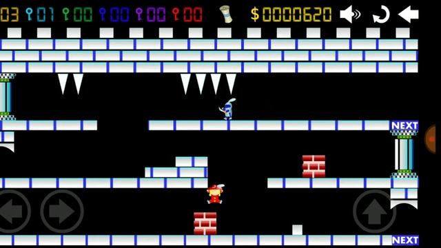 Платформер на Андроид The Castle - ЗАМОК! Собирай ключи! Не заблудись_)