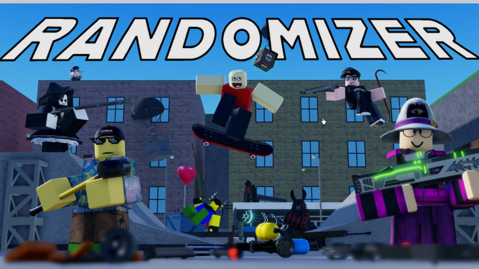 Играем с другом в рандомайзер в Roblox