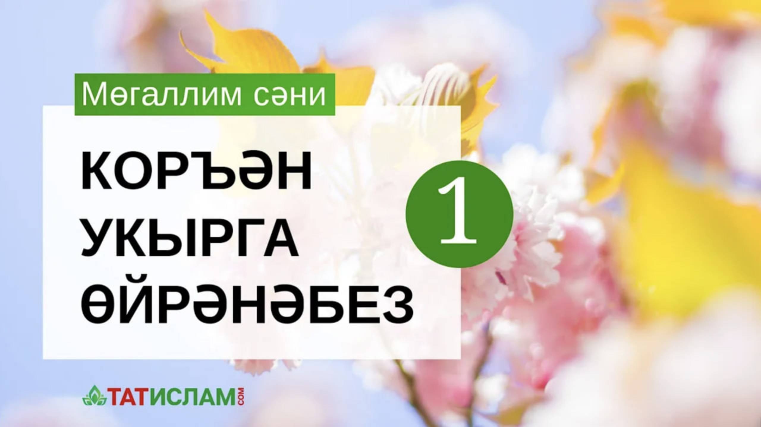 1. Гарәп алфавиты. Мөгаллим сәни. Тәҗвид белән Коръән укырга өйрәнәбез | Раил Фәйзрахманов