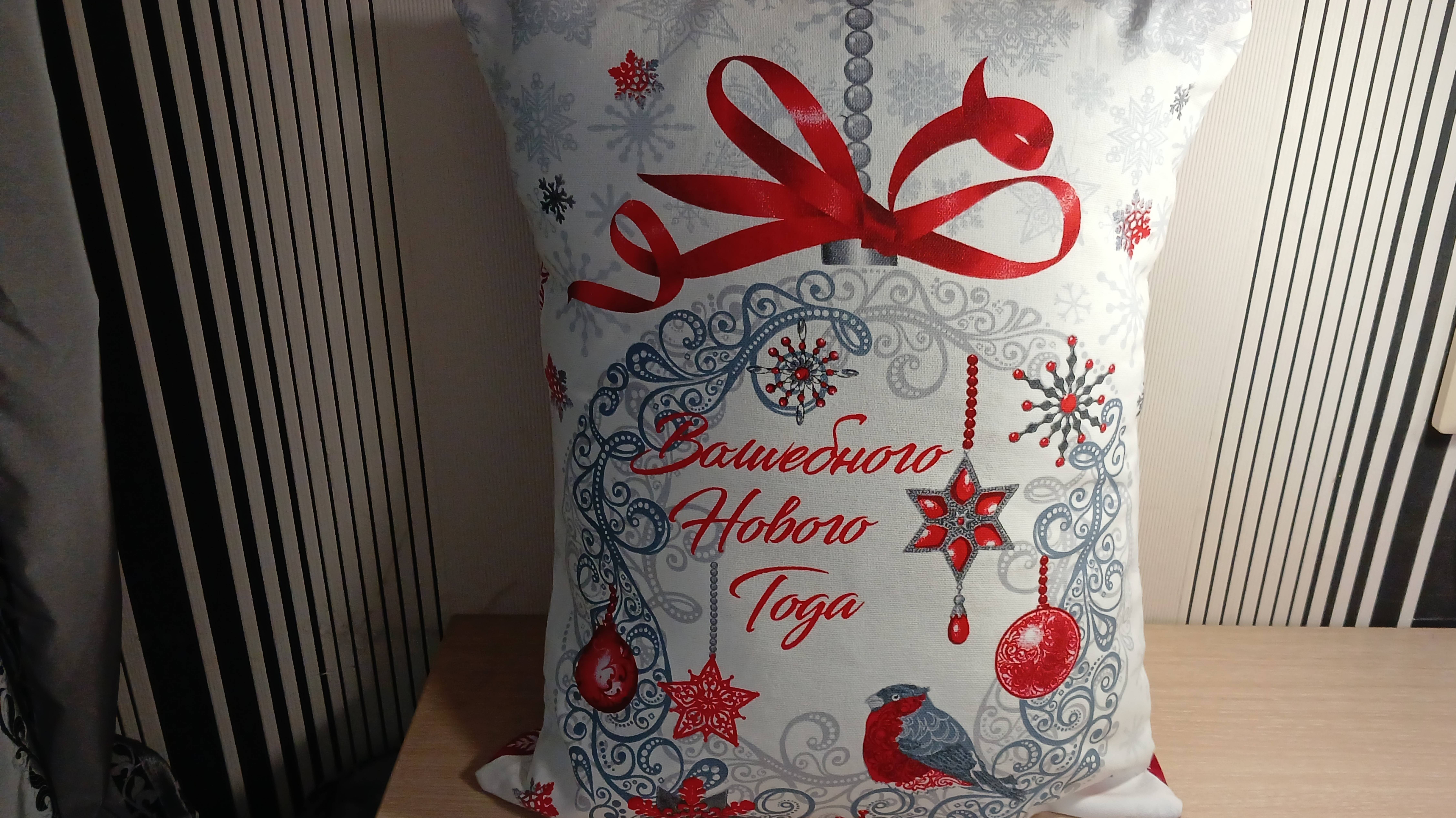 Новогодняя наволочка 2