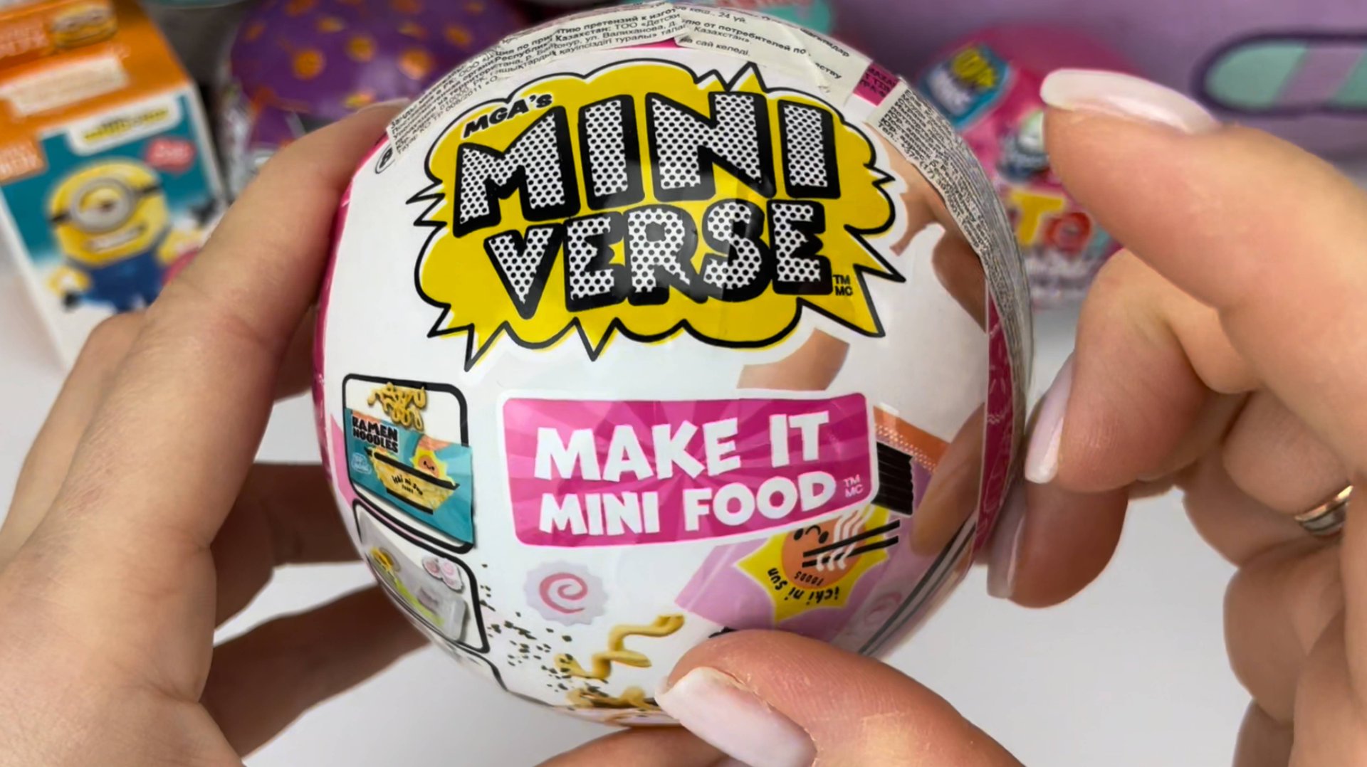Еда для кукол Mini Verse / Распаковка сюрприза