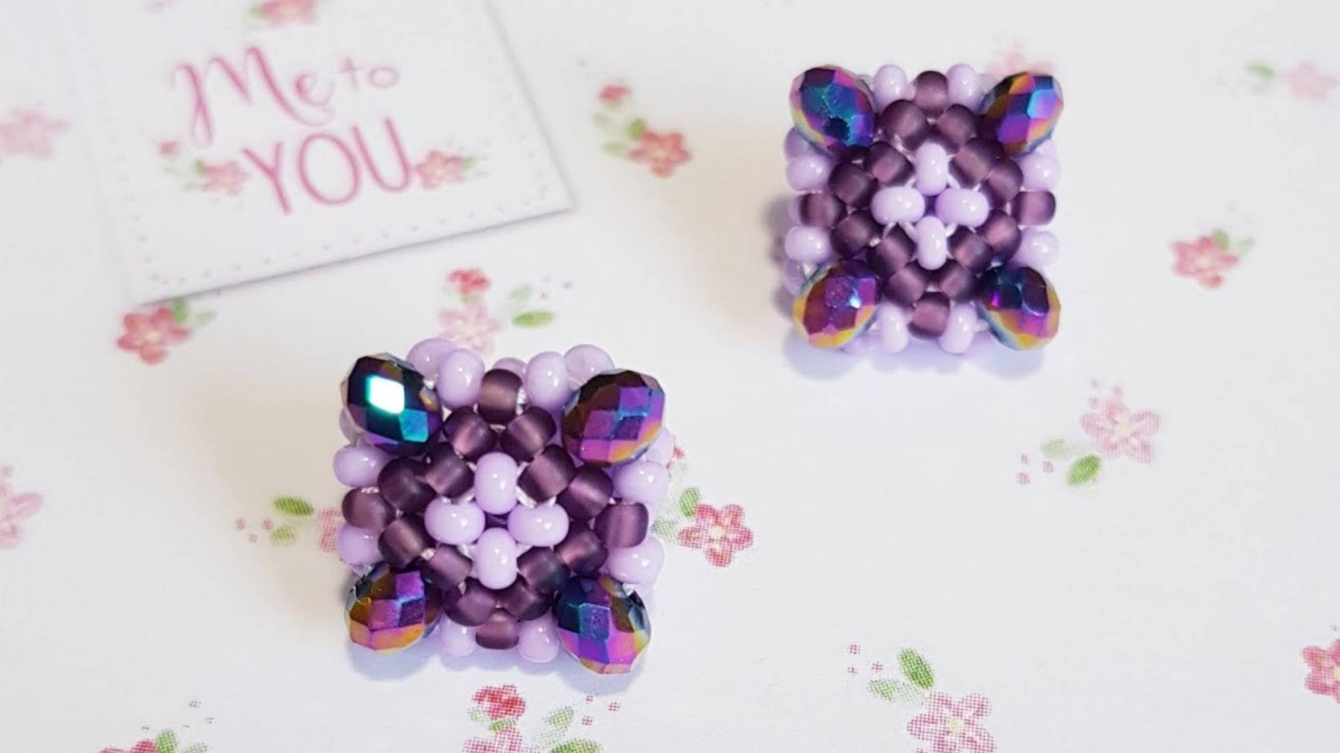 СЕРЬГИ ИЗ БИСЕРА / МАСТЕР КЛАСС / БИСЕРОПЛЕТЕНИЕ ДЛЯ НАЧИНАЮЩИХ