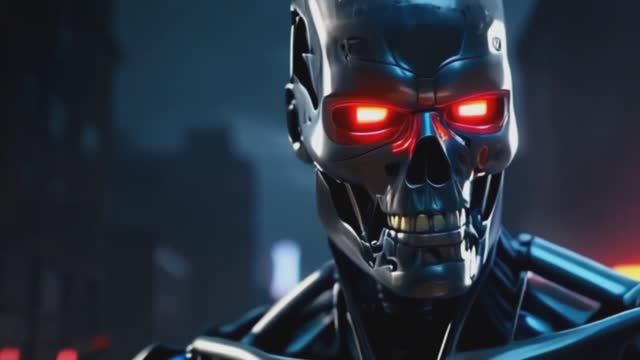 Музыка по мотивам фильма TERMINATOR. Атмосфера гнетущего страха и безысходности и напряжения.