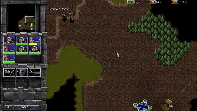 Warcraft: Remastered. Компания Людей. 3 миссия Kyross