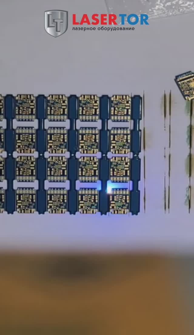 Лазерный маркер ультрафиолетовый - платы