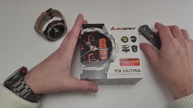 Плюнул на Xiaomi и Amazfit и Взял Часы ТАНКИСТА с АМОЛЕД GPS ip68! ТОП Новинка KOSPET TANK T3 Ultra