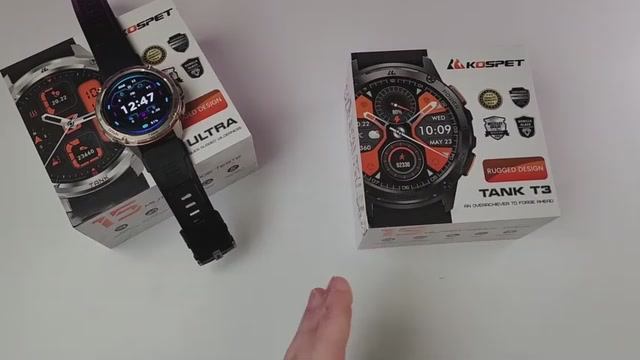 Топ АРМЕЙСКИЕ Часы им ПОФИГ МОРЕ и САУНА не бери Amazfit и Xiaomi! 💥Водонепроницаемые KOSPET TANK 3