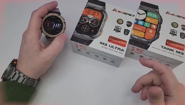 Прощай Amazfit Xiaomi и Samsung я Взял ЧАСЫ ТАНКИСТОВ с GPS АМОЛЕД! 🔥Новинка Kospet TANK M3 Ultra.