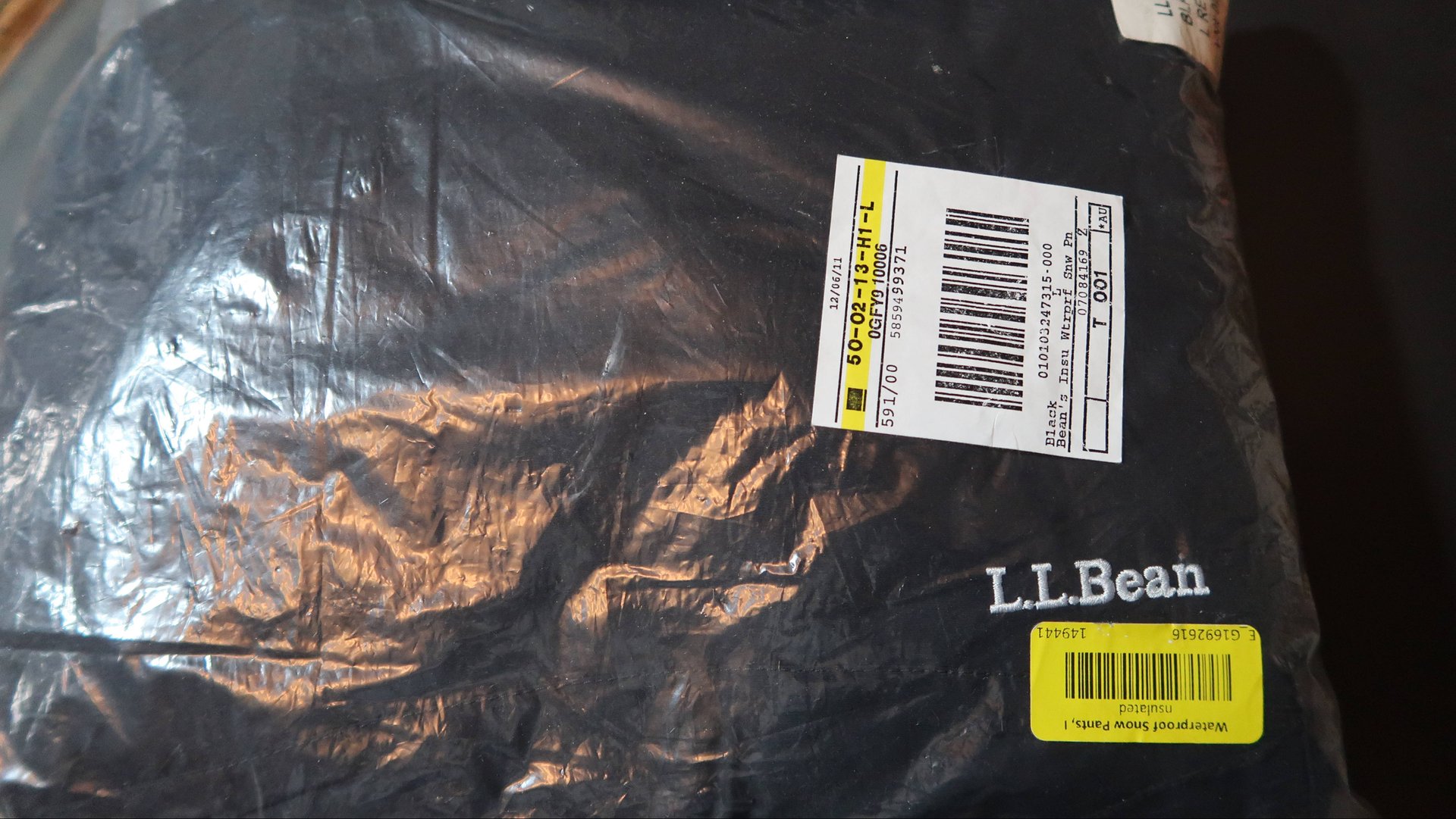 L.L.Bean Waterproof Snow Pants  Insulated.