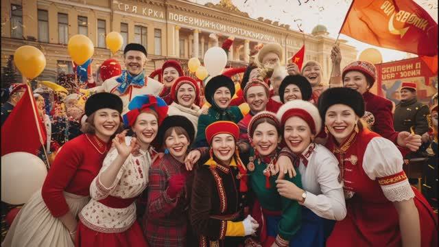 Воспоминания о годах прожитых в СССР. История СССР созданная искусственным интеллектом.  ЮМОР.