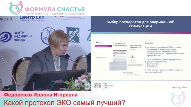 Федоренко И.И. «Какой протокол ЭКО самый лучший?»
