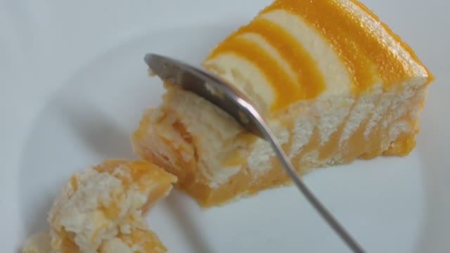 Творожная запеканка зебра с тыквой