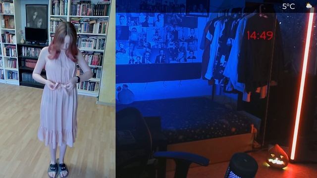 Чудеса монтажа и розовое платье