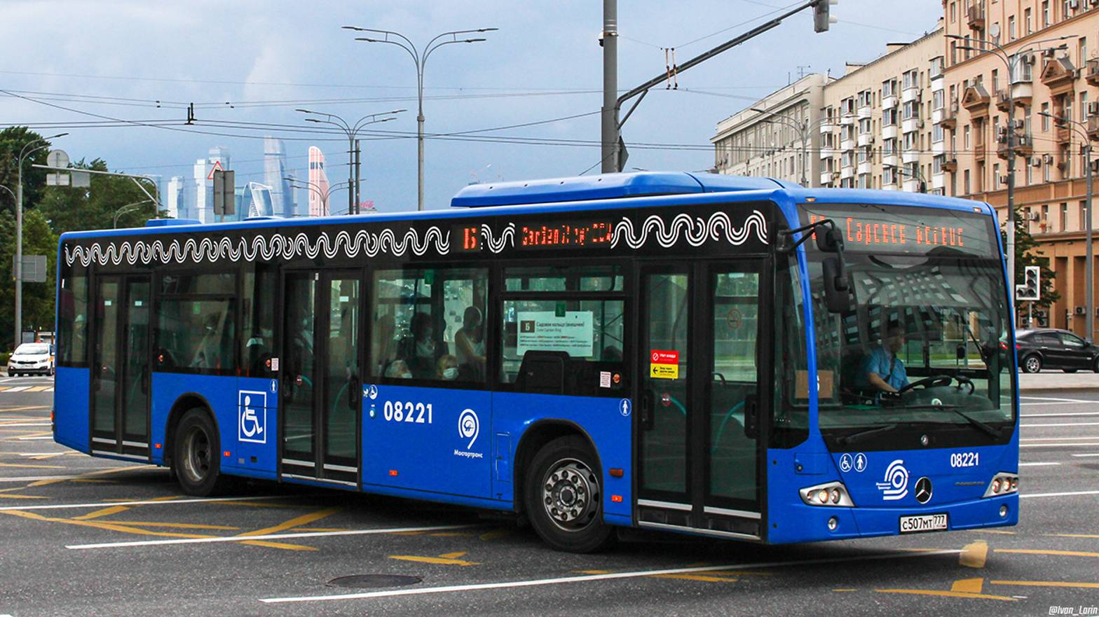 Поездка на автобусе Mercedes Benz Conecto II по маршруту № Т54 (16.03.2024)