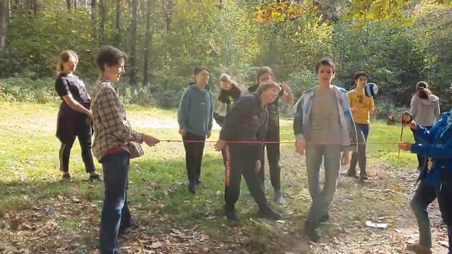 Осенние активные игры в Измайловском парке