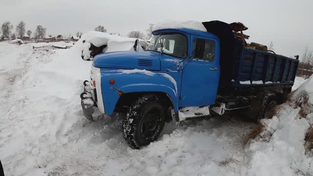 Застрял и Сломался ЗИЛ 130 ММЗ 554 Д-245 турбодизель! Ищем причину поломки и грузим черемет!