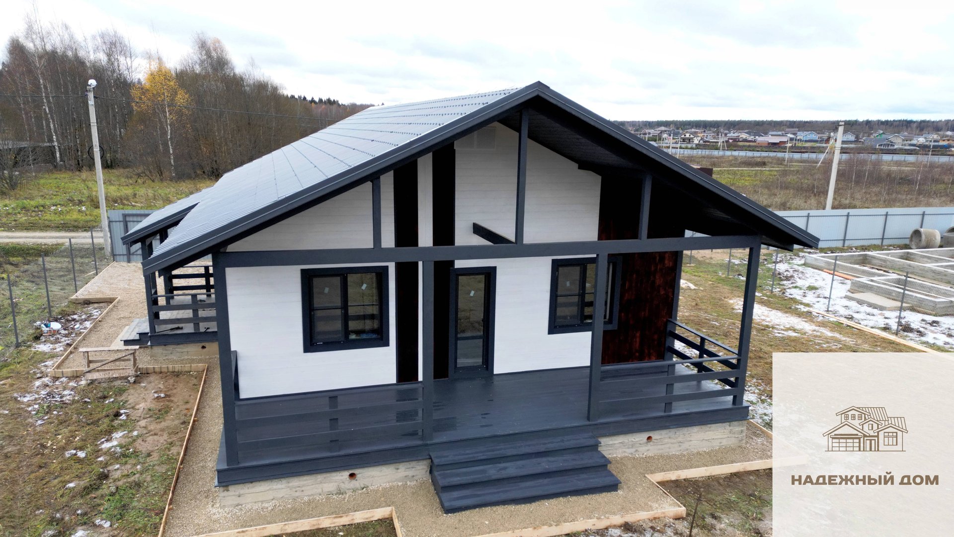 Проект "Комфортный" - теплый и уютный одноэтажный дом