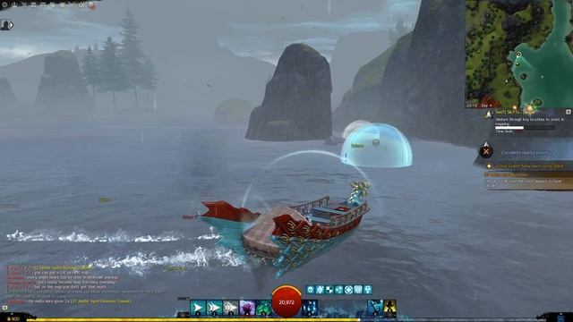 Adventure - Janthir Syntri - Swift Skiffs-Janthir (Skiff) (Gold) (Guild Wars 2)