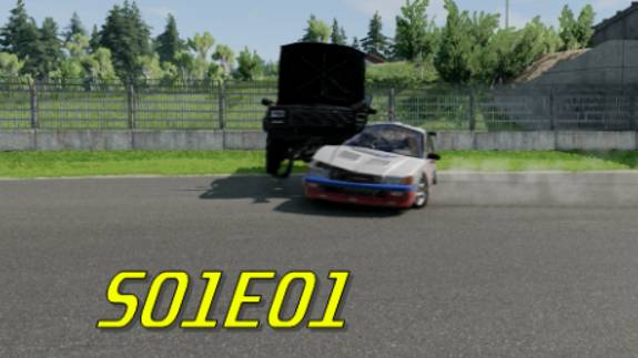Фильм в Beamng Drive. Случаи на дорогах (+ звуковые эффекты) SO1EO1 1 сезон 1 серия