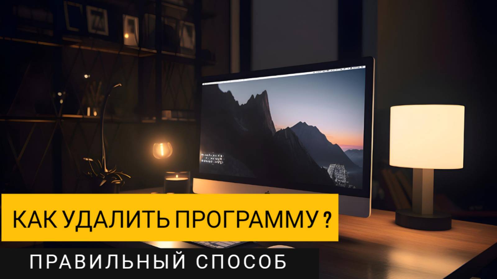Как удалить программу с компьютера? Самый правильный способ!