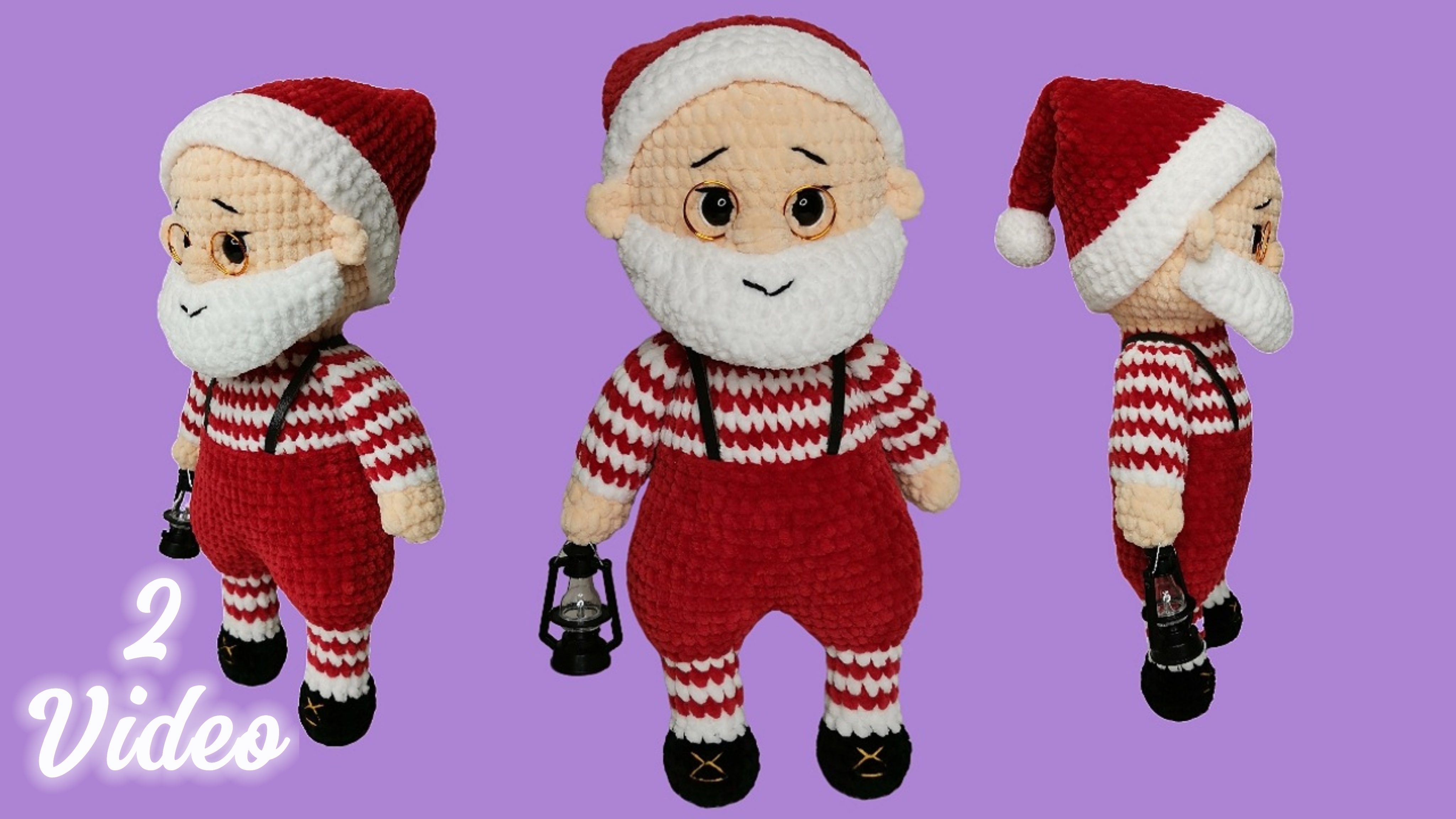 Как Связать Санта Клауса? 2 Часть! Вяжем Тело! Виктория Вяжет