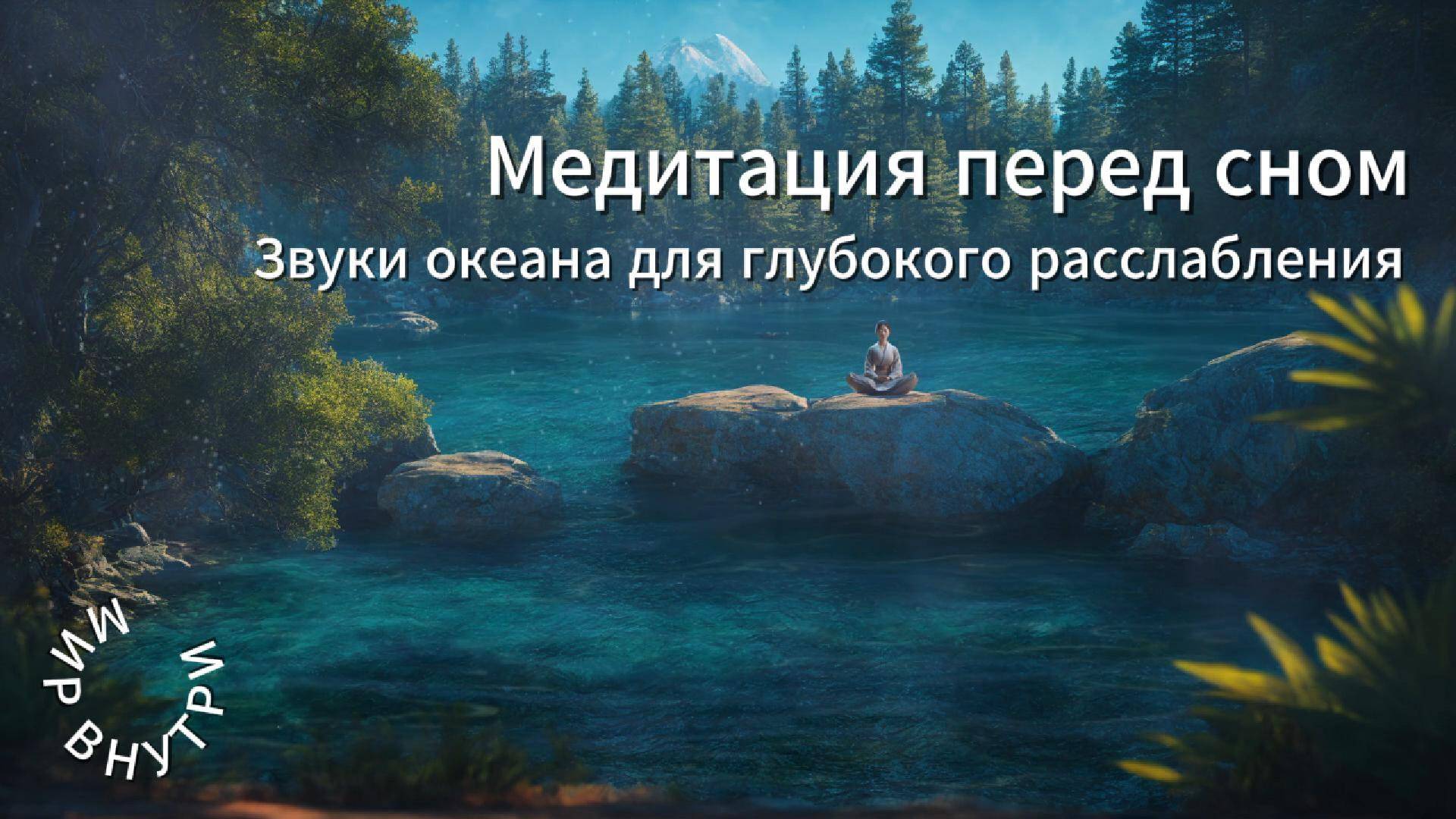 Медитация перед сном | Звуки океана для глубокого расслабления | 10 минут