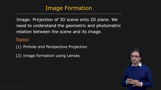 8 - Image Formation - Overview