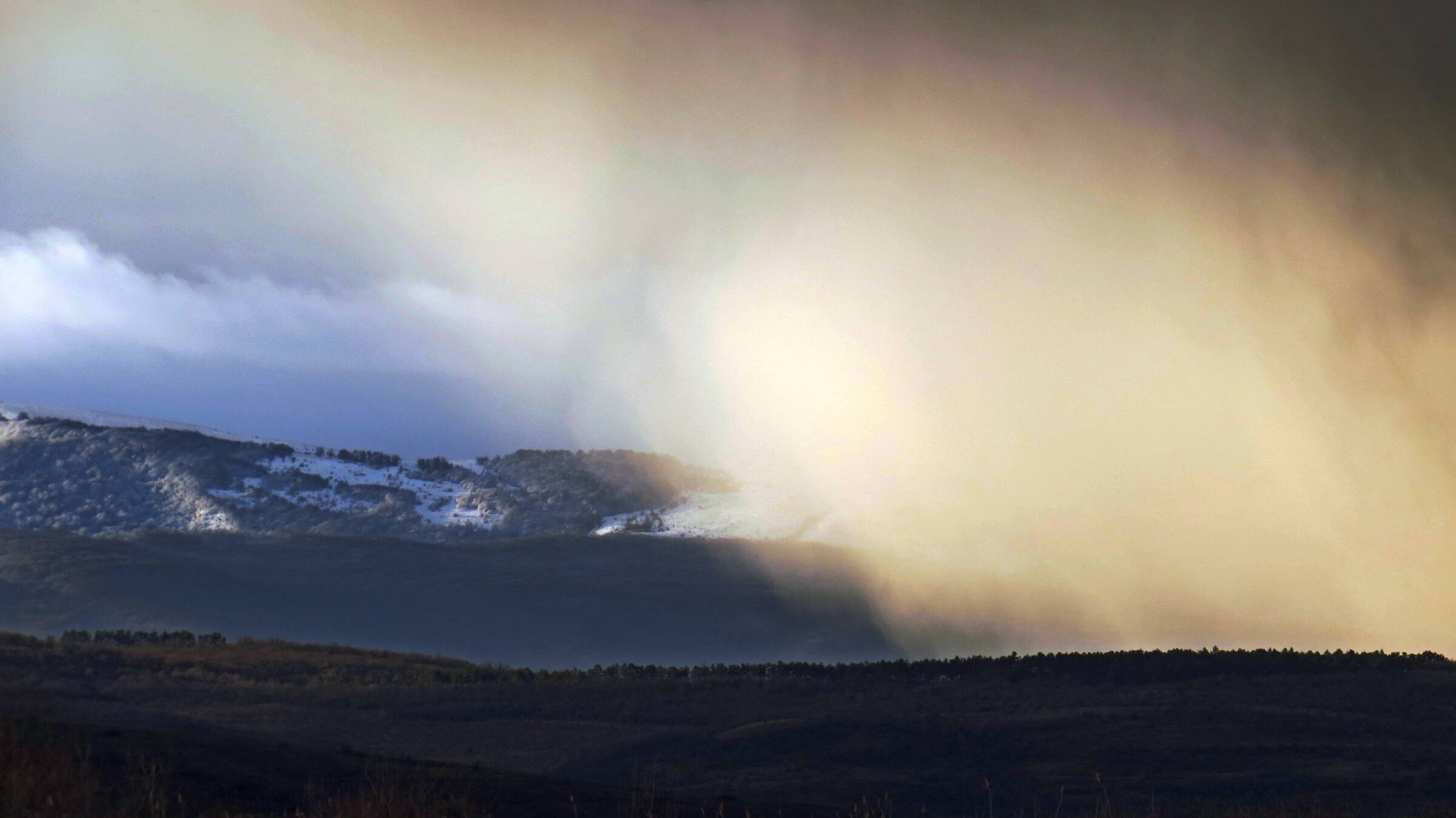 Так зима приходит на Караби.