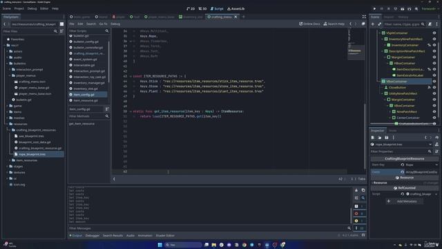 6. Crafting 1 - Pre-configurations