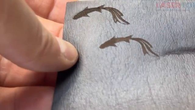 Гравировка кожи лазером