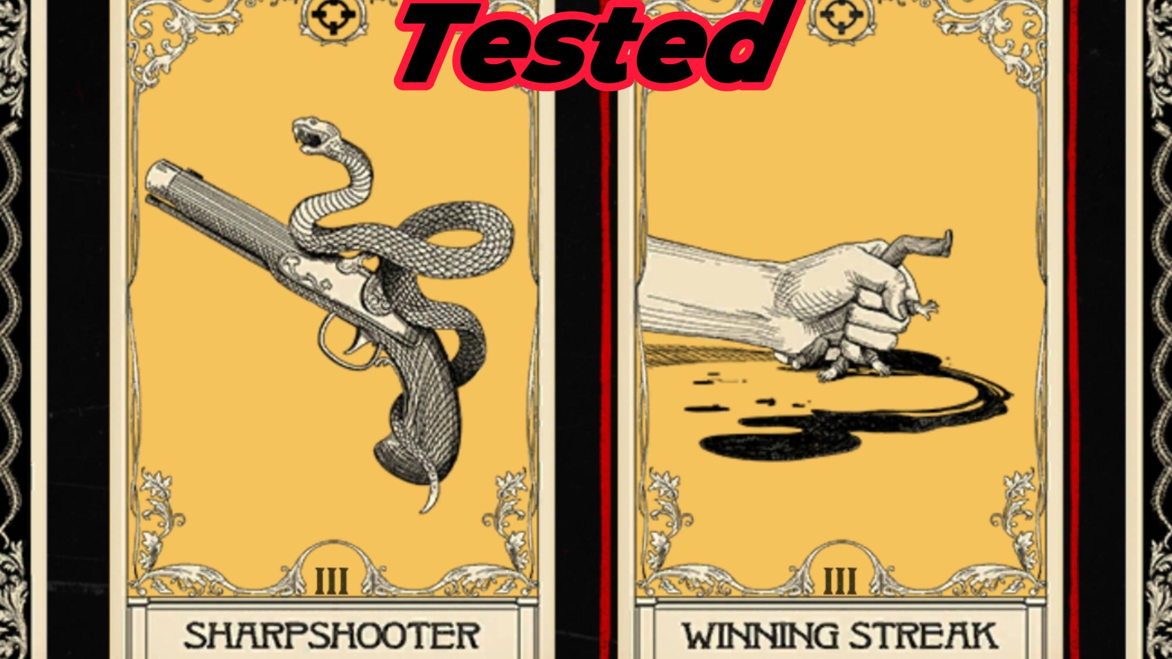 Red Dead Online - Sharpshooter and Winning Streak Cards