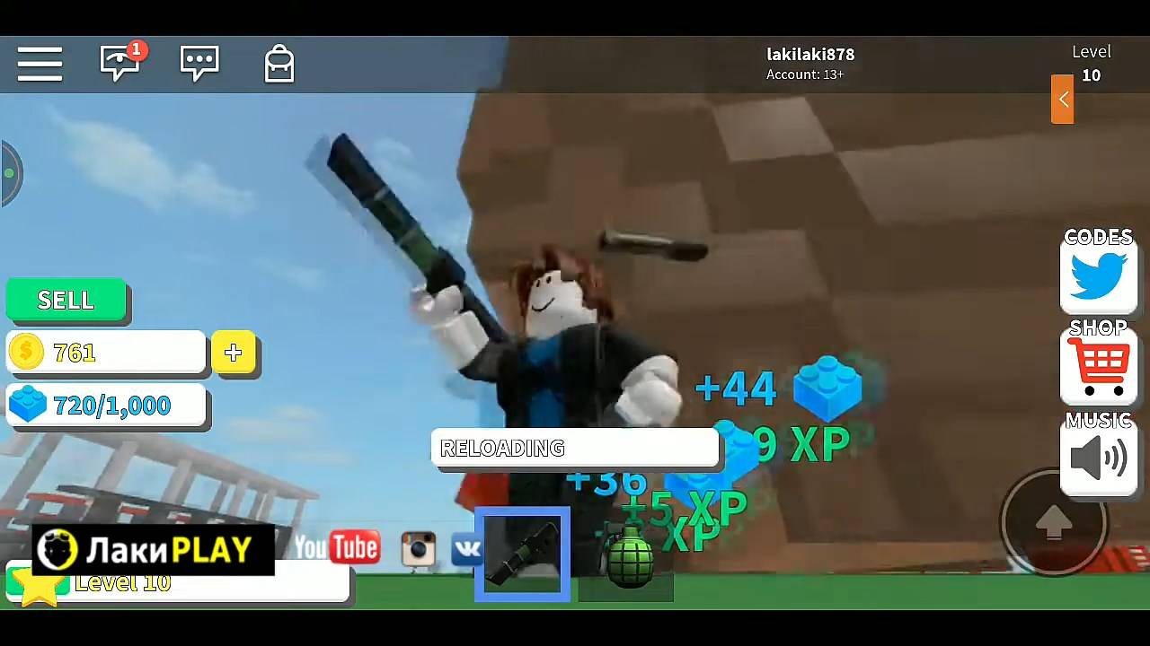 Разрушения в ROBLOX Крушим! Ломаем! Отличный режим_)