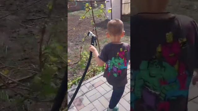 #дети #огород #дача