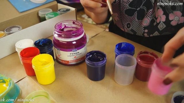 Рисуем гуашью. Как можно упростить подготовку к рисованию для самых маленьких художников. Лайфхак.